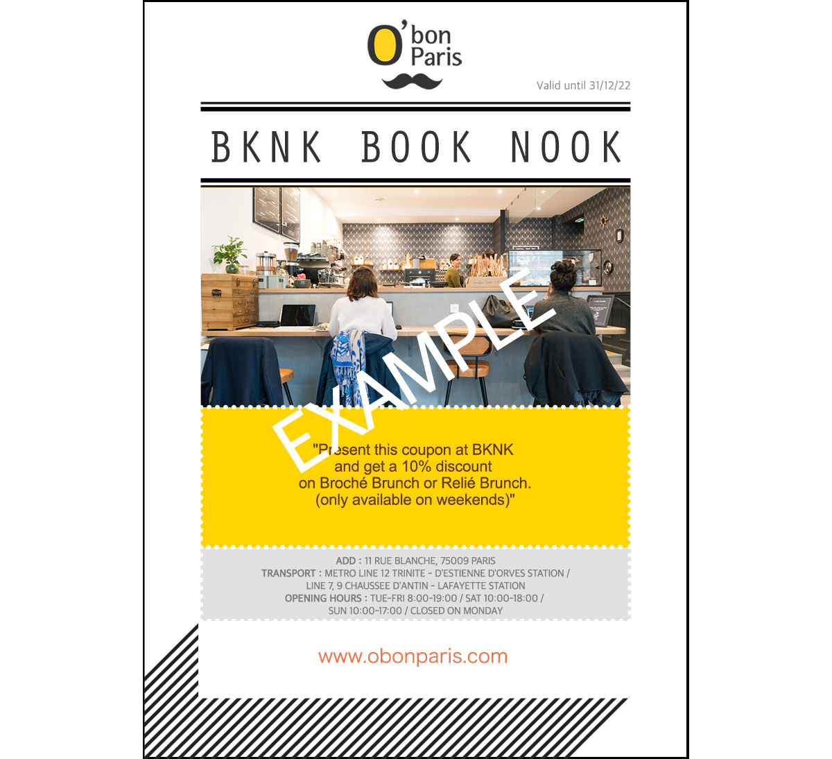 BKNK BOOK NOOK | O'Bon Paris | Easy to be Parisian